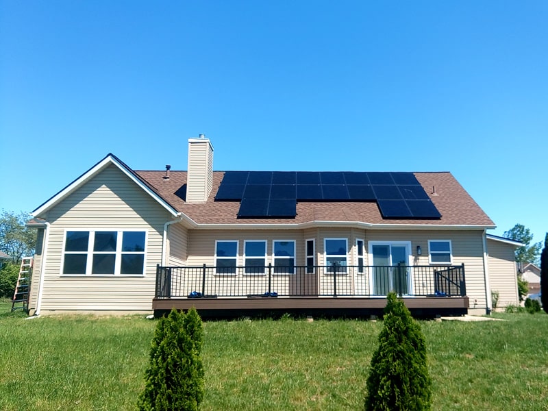 Residential Solar Panel Roof Mounted Systems | Tick Tock Energy